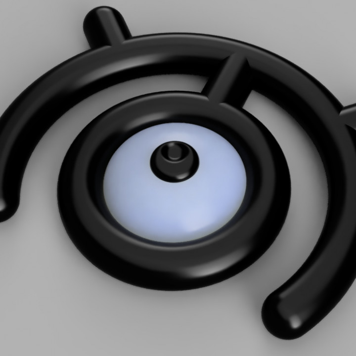 3D Printable Unown Series by Dan Markov