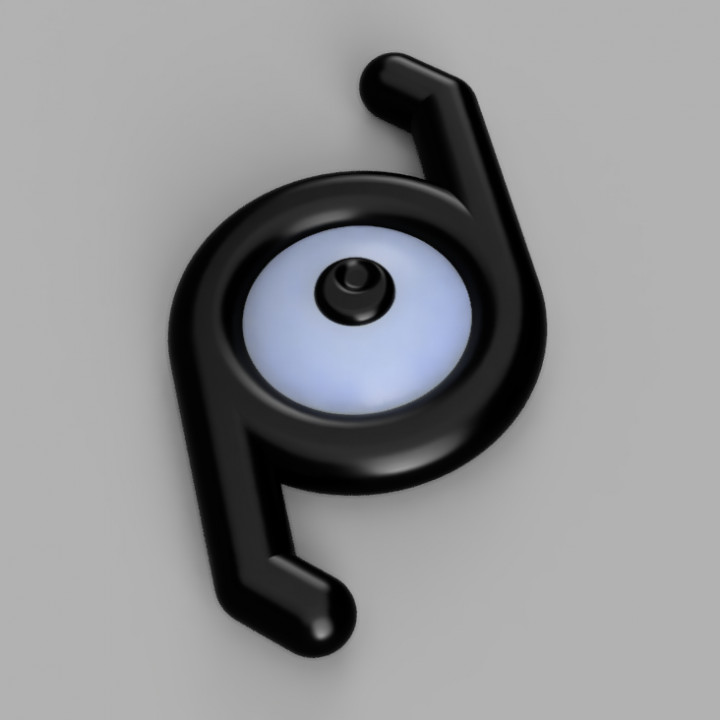3D Printable Unown Series by Dan Markov