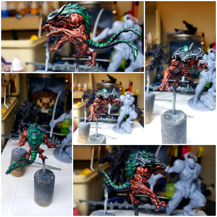 3D Print of Alien Snatcher Lord by markandrews1