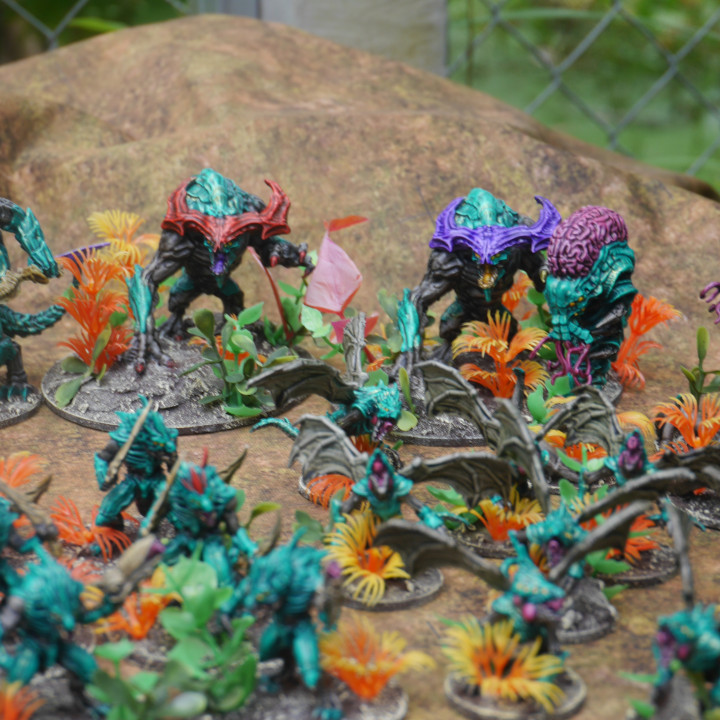 3D Print of Alien Hives - Release #2 (Archived) by phillipnash