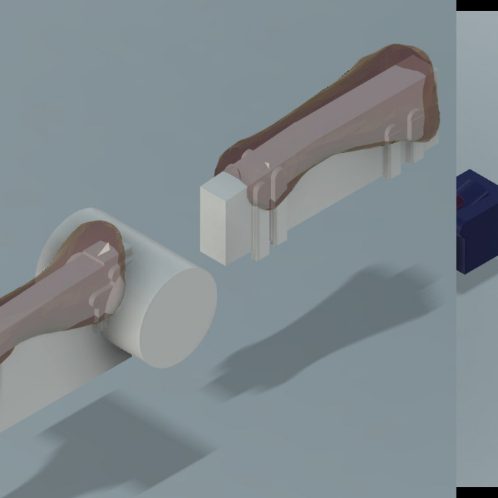 3D Printable Casts to make skins for my Articulated finger extensions ...