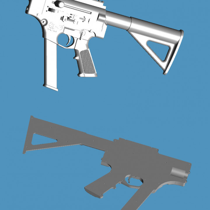 3D Printable FGC-9 Cosplay Prop by Naomi Wu