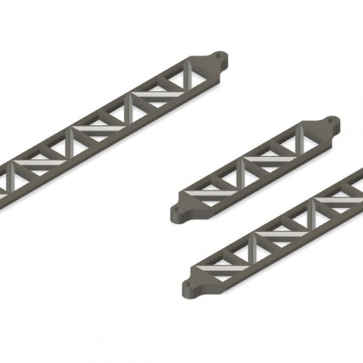 3D Printable Erector struts by James Frojen