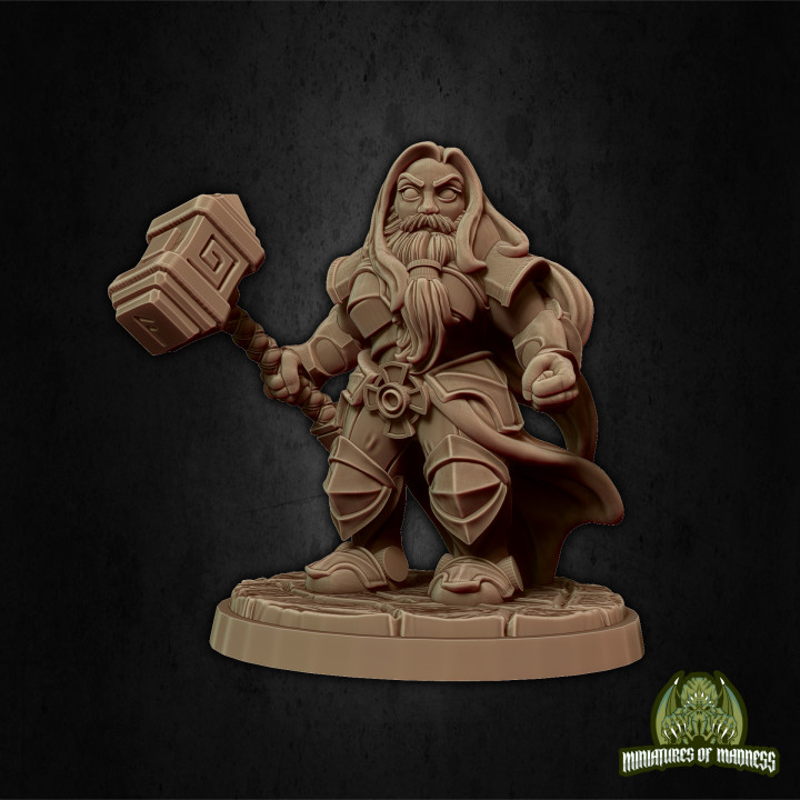 3D Printable HOLD MY DWARF [PRE-SUPPORTED] 60+ Models by Miniatures of Madness