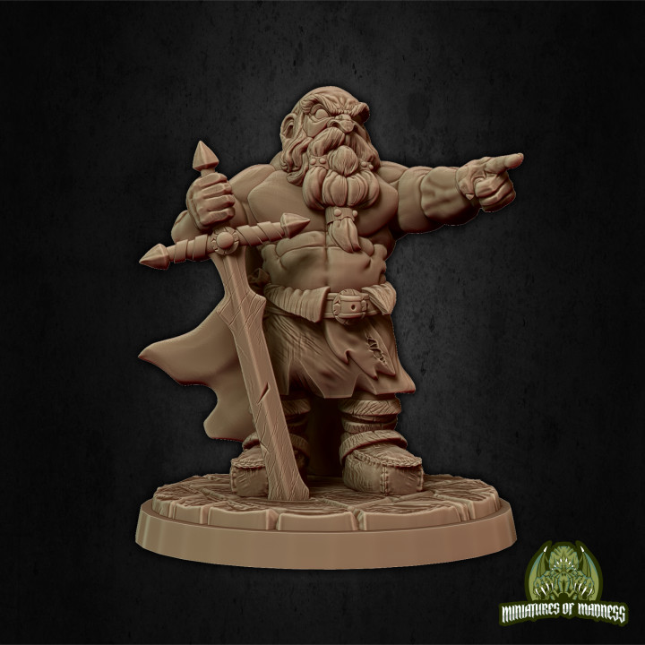 3D Printable HOLD MY DWARF [PRE-SUPPORTED] 60+ Models by Miniatures of Madness