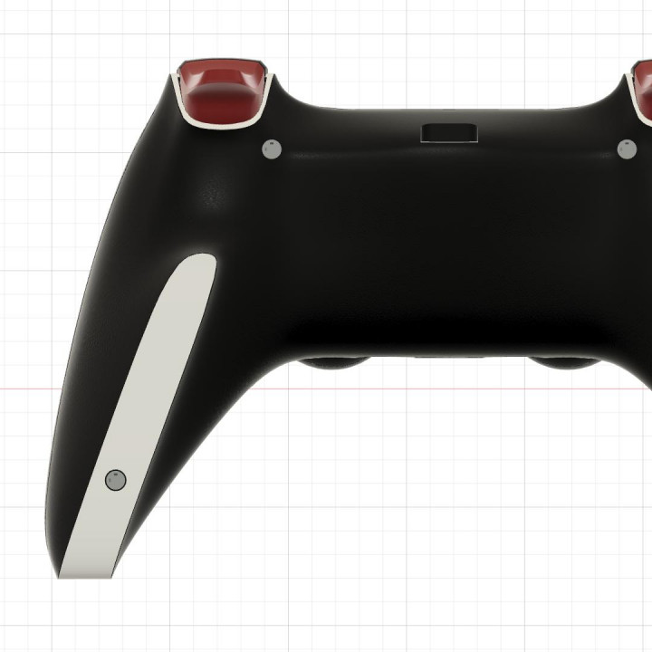 3D Printable PS4 controller shell by Aleksej
