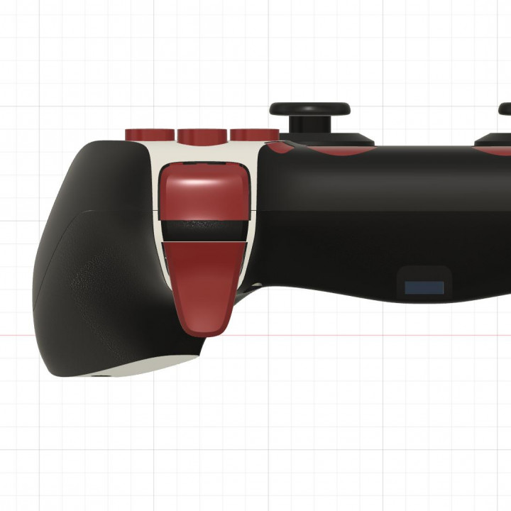 3D Printable PS4 controller shell by Aleksej