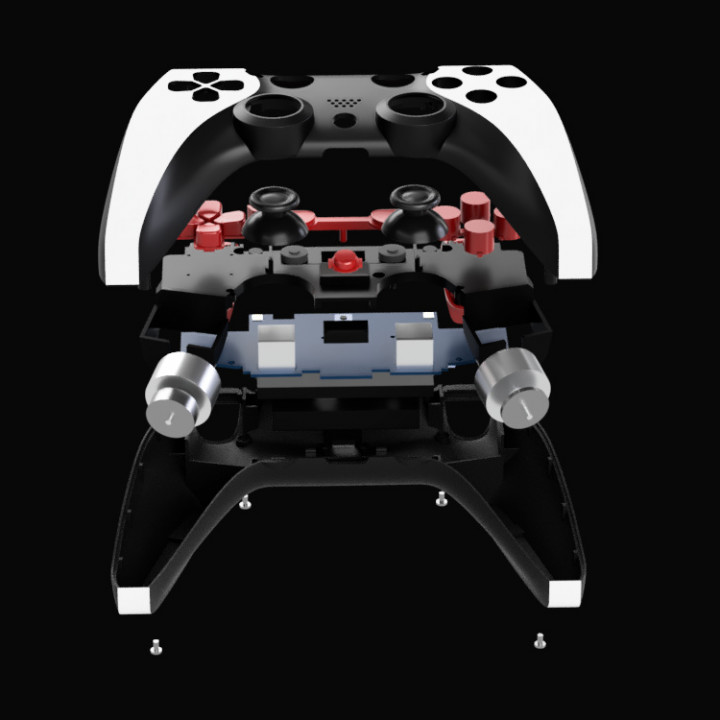 3D Printable PS4 controller shell by Aleksej