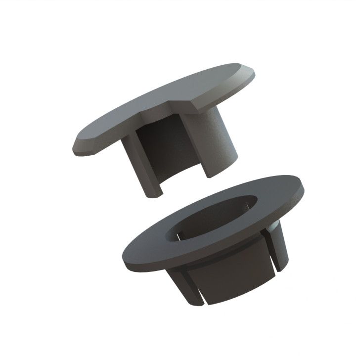 3D Printable Wire Hole Plug and Cover by JB