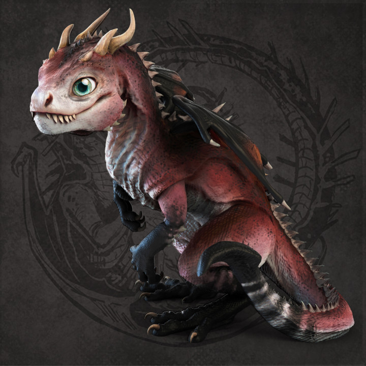 3D Printable juvi Dragon by Silana cadou