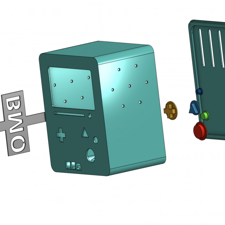 3D Printable BMO Case by Aguilar Workshop