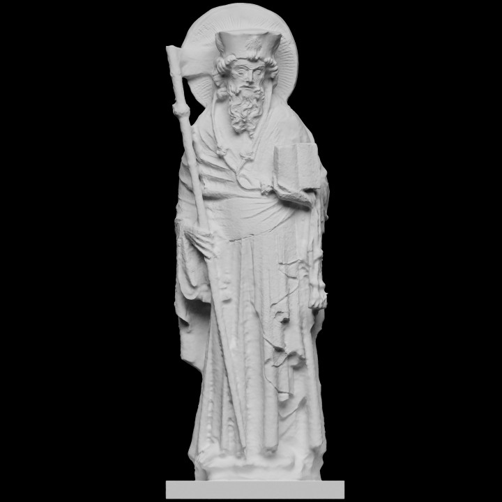3D Printable Saint James the Greater by Scan The World