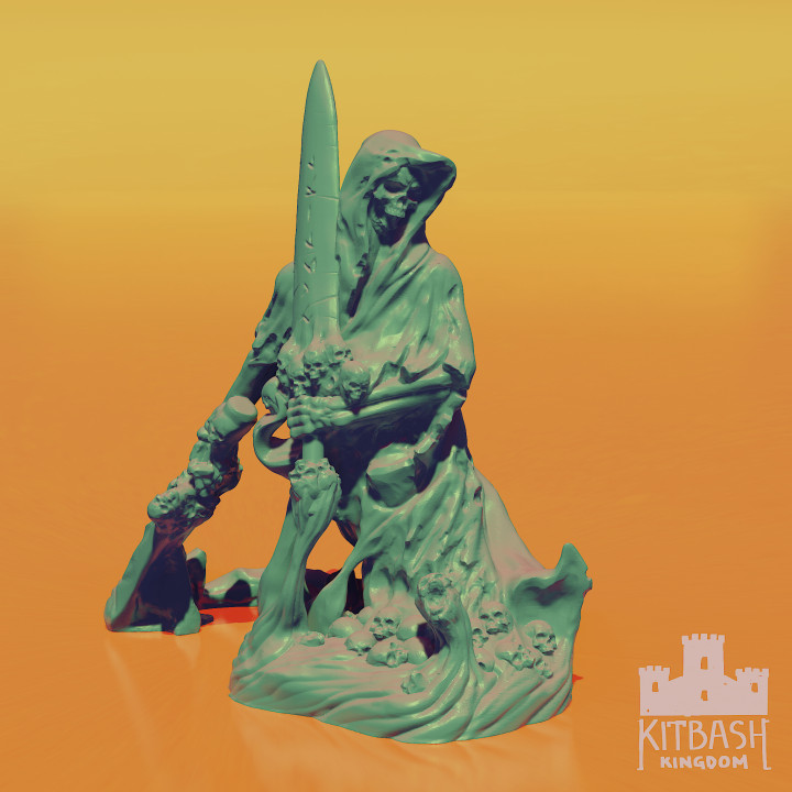 3D Printable Bone Wraith by kitbash kingdom