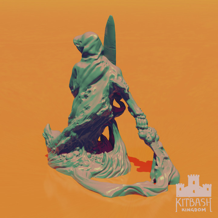 3D Printable Bone Wraith by kitbash kingdom