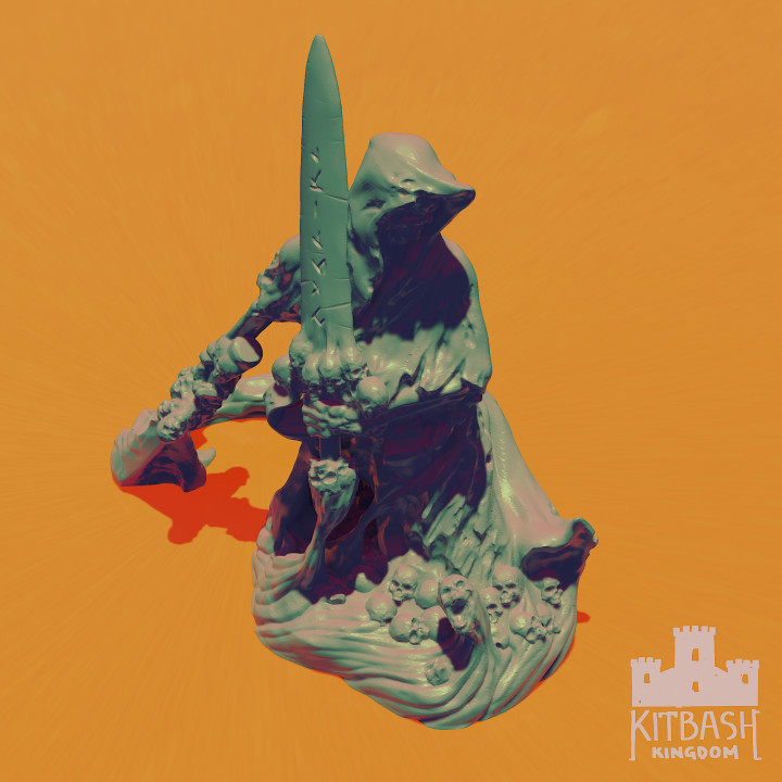 3D Printable Bone Wraith by kitbash kingdom