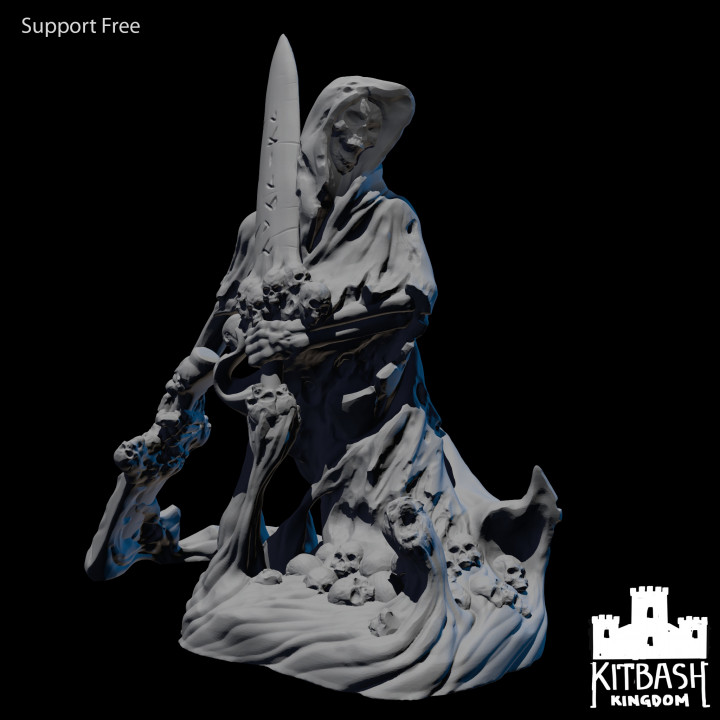 3D Printable Bone Wraith by kitbash kingdom
