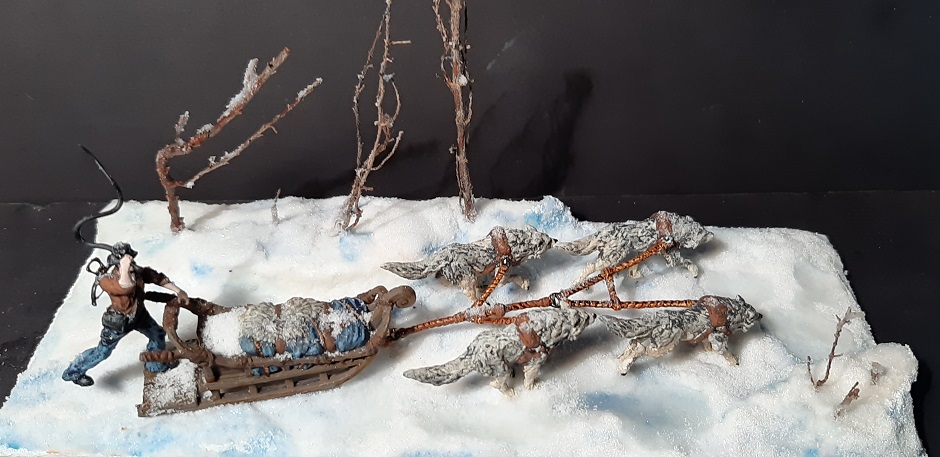 3D Printable Wolf Sled / Dire Wolf / Winter Arctic Snow Ice Mount by ...