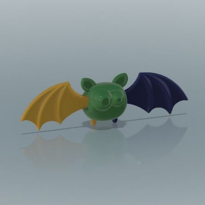 3D Printable Batty by MerganMcFergan