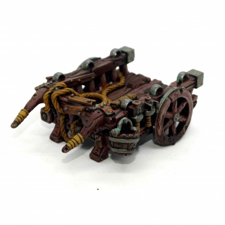 3D Printable Hand cart miniature for tabletop games (Dungeons and ...