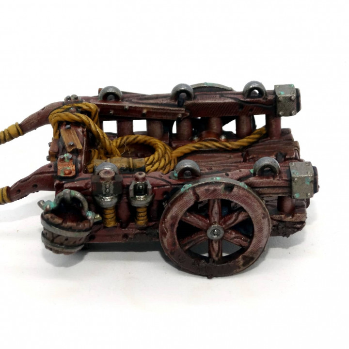 3D Printable Hand cart miniature for tabletop games (Dungeons and ...