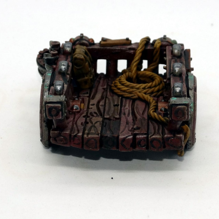 3D Printable Hand cart miniature for tabletop games (Dungeons and ...