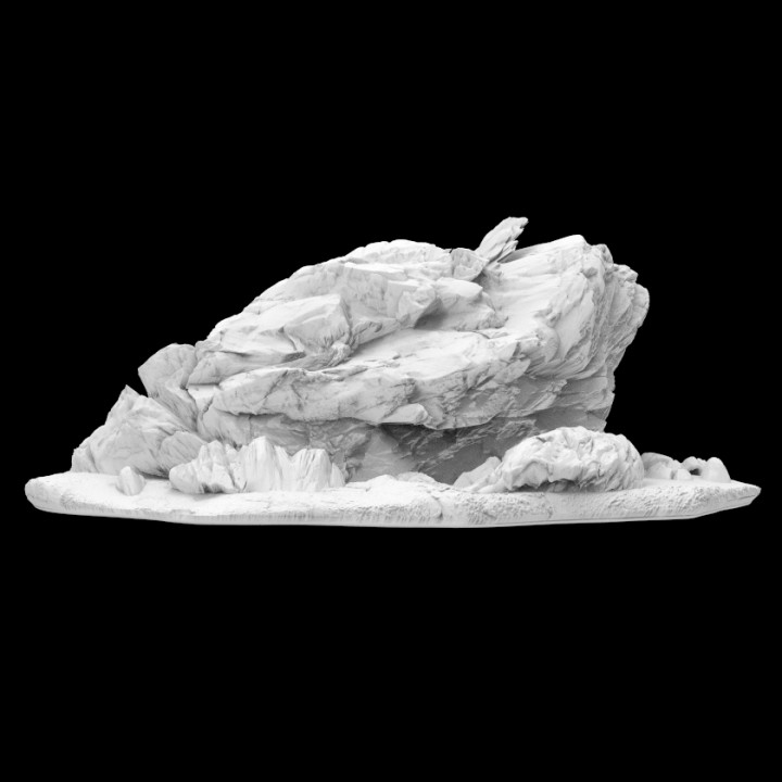 3D Printable Rock Decoration A601 by Black Blossom Games