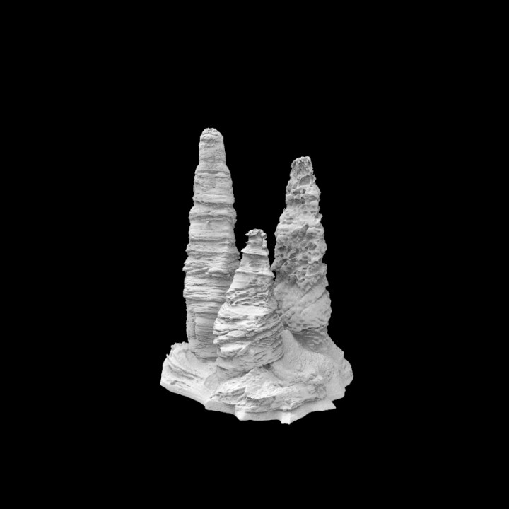 3D Printable Rock Decoration A612 by Black Blossom Games