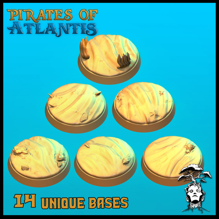 3D Printable Atlantis Army Undersea Bases by Ben Donges