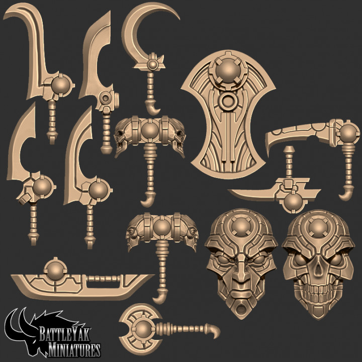 3D Printable Risen Legionnaire D by Battle Yak Miniatures