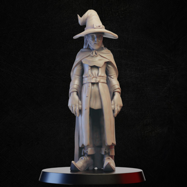 3D Printable tired wizard by Stanislav Kuznetsov