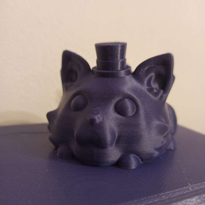 3D Printable Top Hat Cat by Shawn M. Rains
