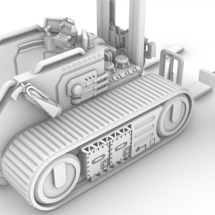 3D Printable D.O.N.K. multipurpose utility tracked platform by Gorgonaut