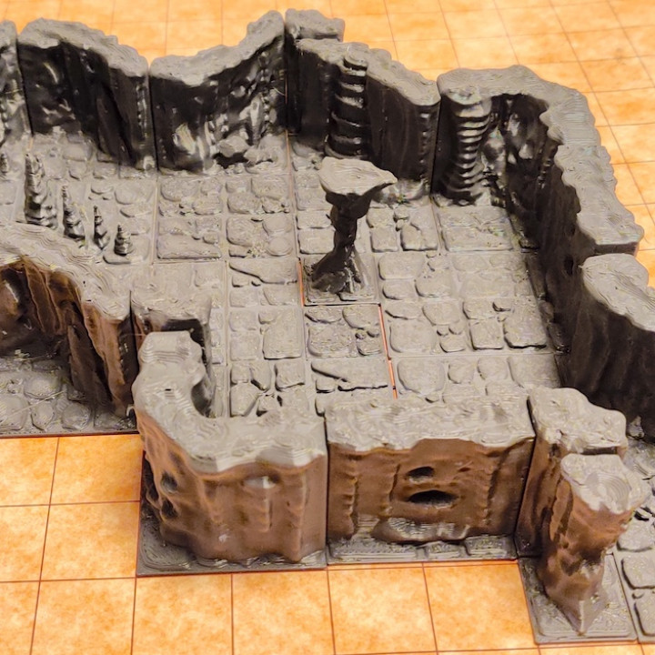 3D Printable Cave Mega Pack - revised and enhanced (OpenForge 2.0 ...