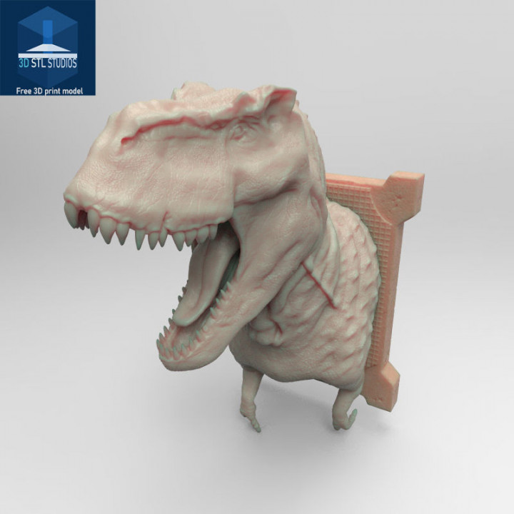 3D Printable T-REX by 3dstlstudios
