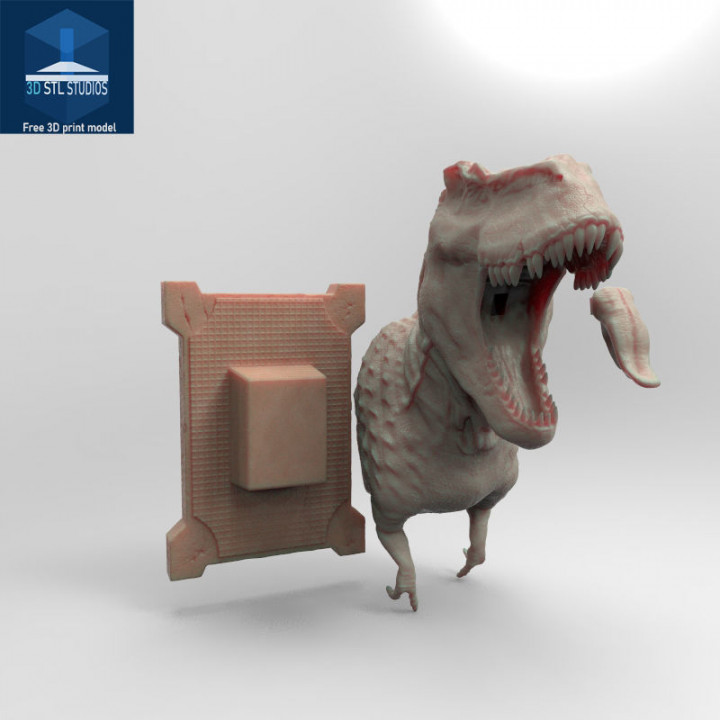 3D Printable T-REX by 3dstlstudios