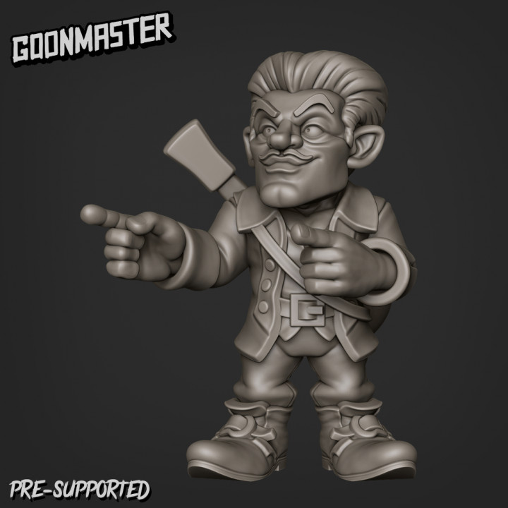 3D Printable Handsome Gnome Bard by Goon Master