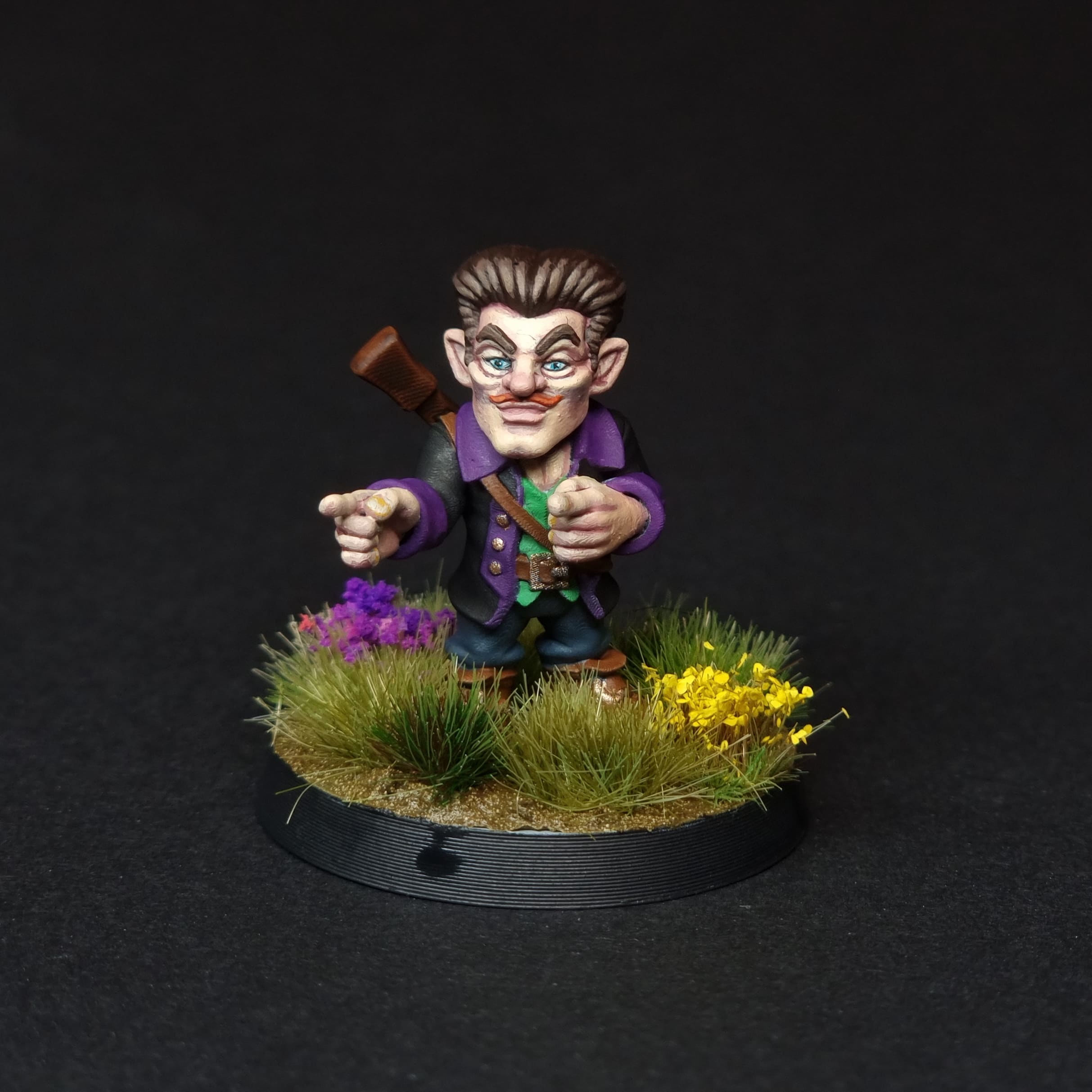 3D Printable Handsome Gnome Bard by Goon Master