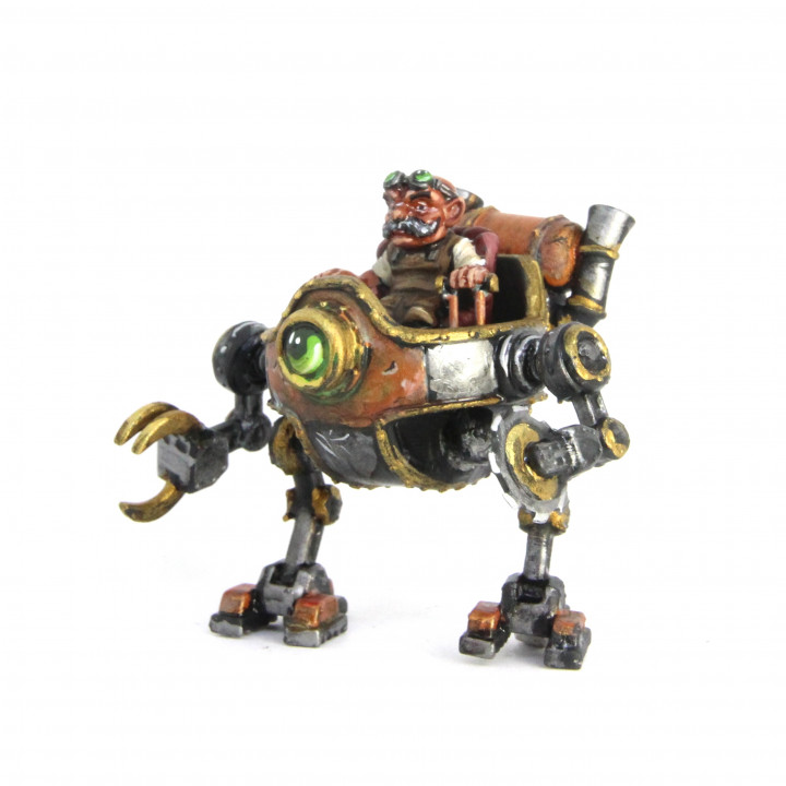 3D Print of Gnome Mini Mech by Figouze