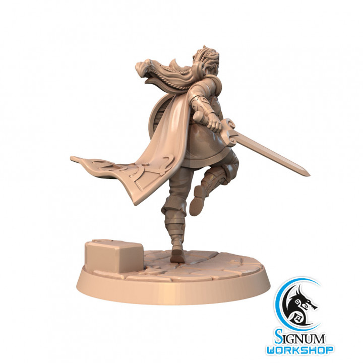 3D Printable Astrid, Maiden of the shield by Signum Workshop