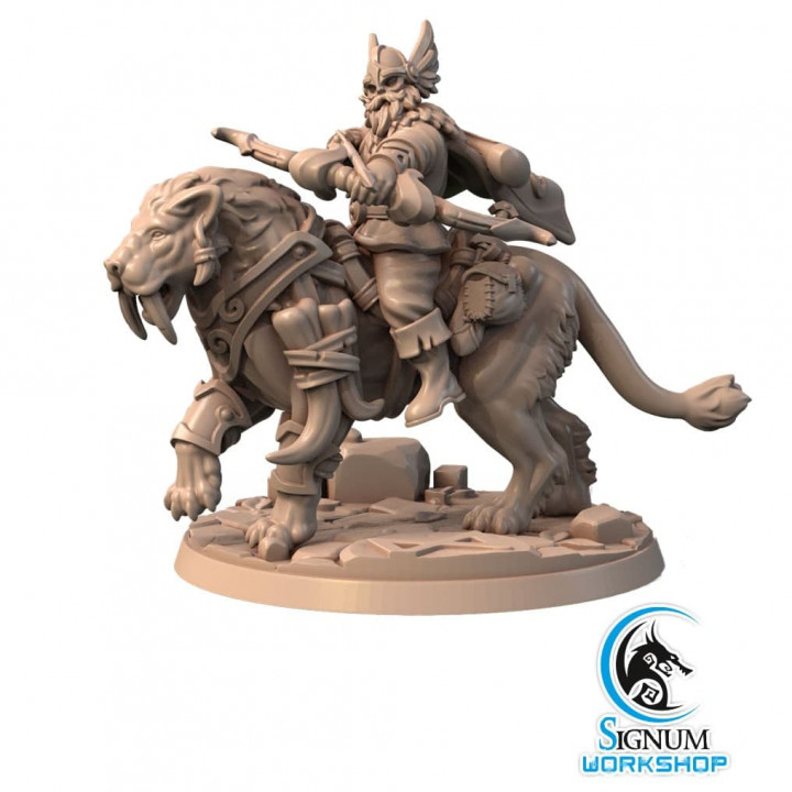 3D Printable Ingvar, the Beast Tamer by Signum Workshop