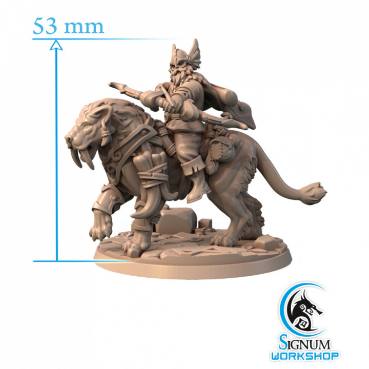 3D Printable Ingvar, the Beast Tamer by Signum Workshop