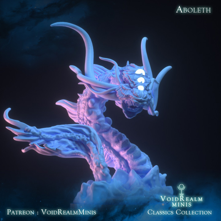 3D Printable Aboleth by VoidRealm Minis