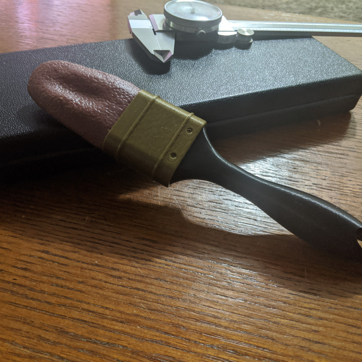 3D Printable Paintbrush Handle by Joshua MacEachern