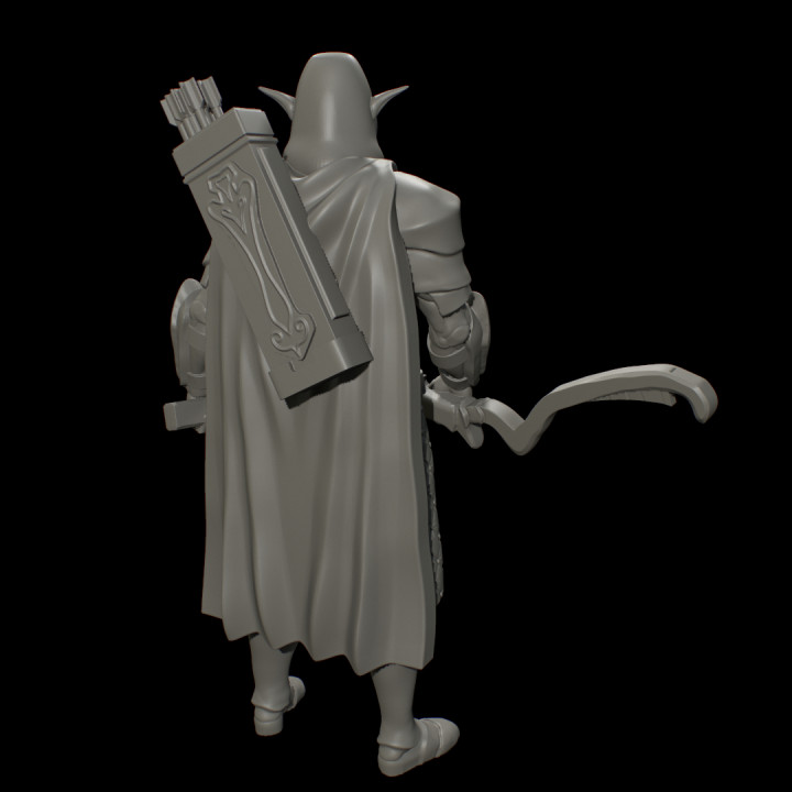 3D Printable Elf Ranger by Jeremy Smith