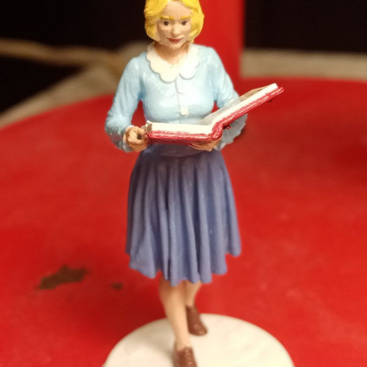 3D Print of Librarian - Arkham Horror compatible by 19872