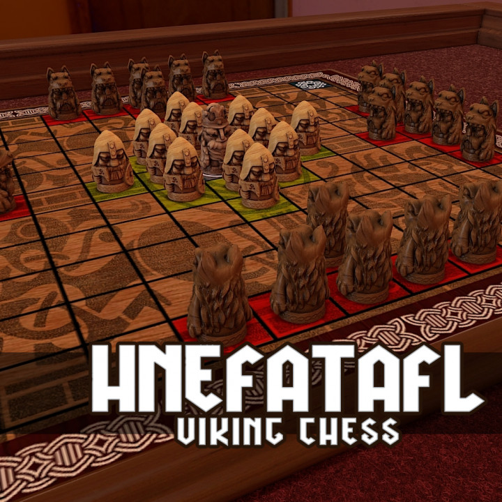 Download Hnefatafl 3d printable board von Marchen Atelier