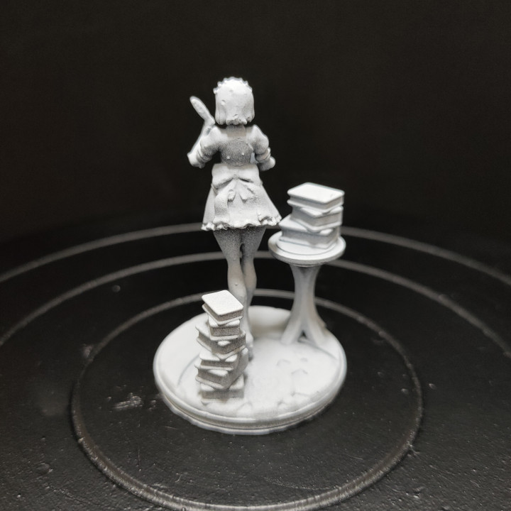3D Printable Guild Receptionist by Village's Hope Miniatures