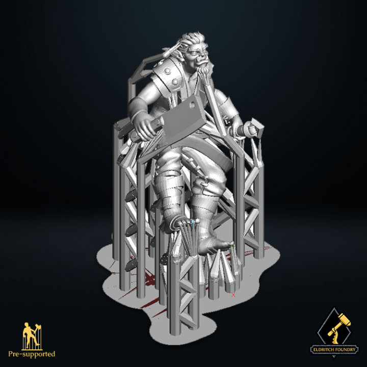 3D Printable Bugbear Cook/Rogue (female) by Eldritch Foundry