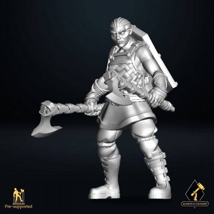 3D Printable Goliath Fighter by Eldritch Foundry