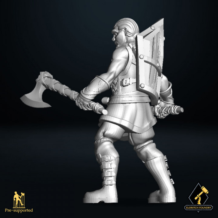 3D Printable Goliath Fighter by Eldritch Foundry